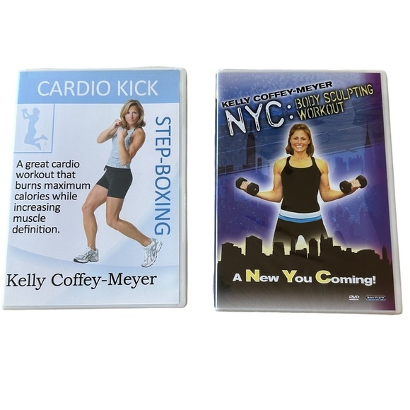 Media | Kelly Coffeymeyer Set Of 2 Workout Fitness Dvds Body Sculpting ...